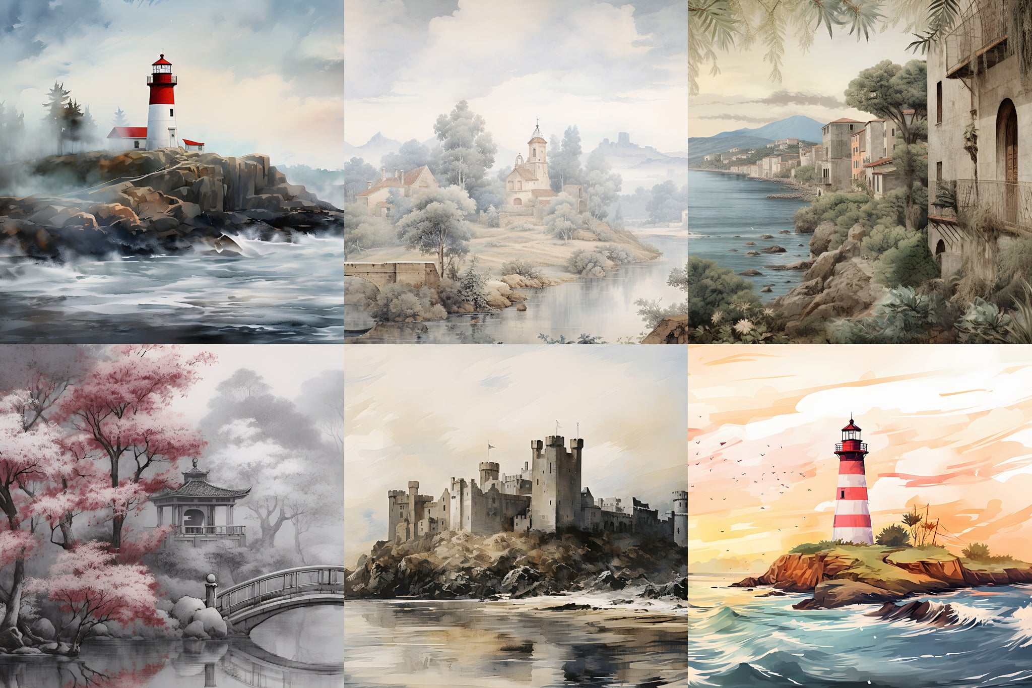 Architectural Wallpapers & Murals | Modern to Classic Designs