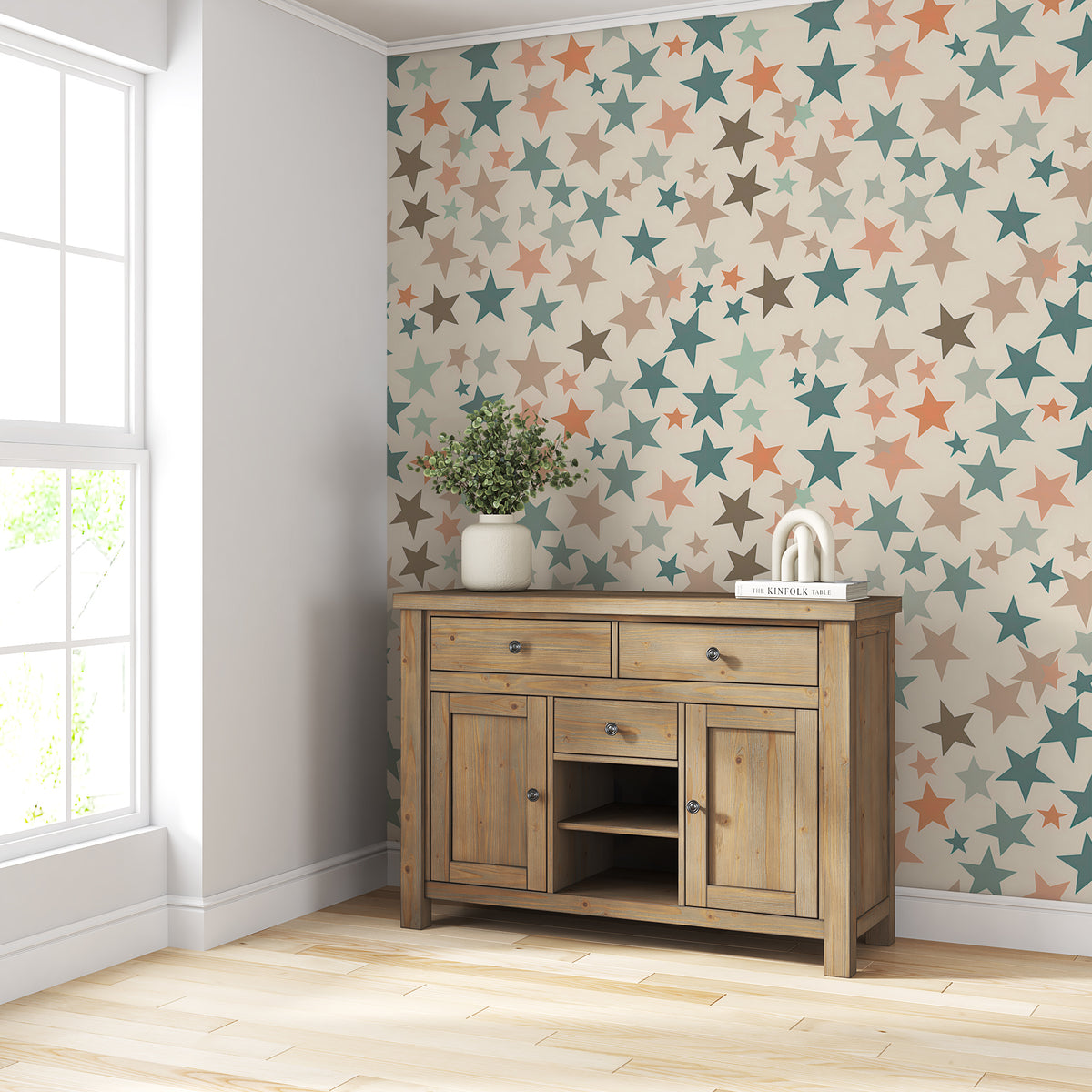 Boho Stars Wallpaper - Colorful Starry Wallpaper