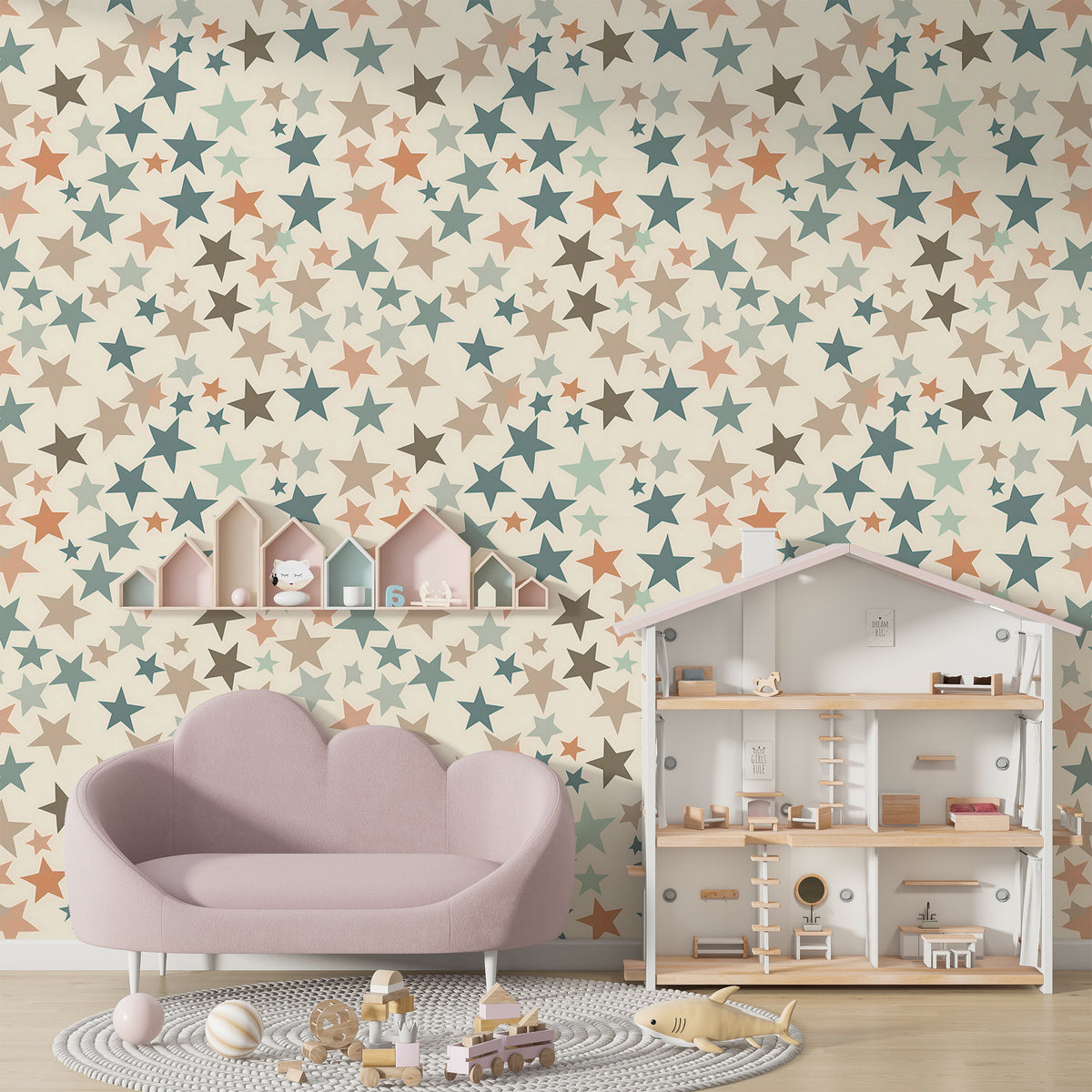 Boho Stars Wallpaper - Colorful Starry Wallpaper